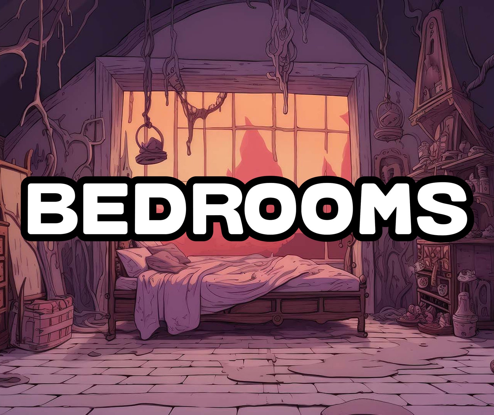 50 Witch Room Vtuber Backgrounds, Stream and Zoom (digital Download) - Etsy