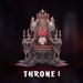 VTUBER Chair Throne 4 Vampire Demonic Gothic Chairs - Etsy