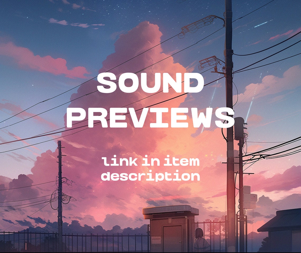 Twitch Sound Alerts Lofi Pack notifications, Transitions, Sound Effects ...