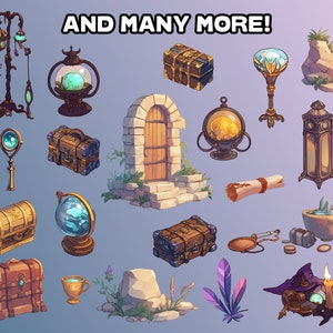 60+ Fantasy VTUBER Assets Bundle, VTUBER Asset | High-quality PNG Files ...