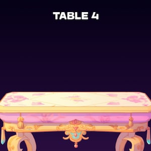 4 Vtuber Fantasy Tables Set / Desk Asset | Assets for Vtuber - Props ...