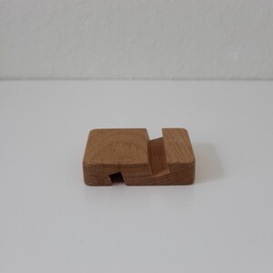 Handcrafted Wooden Countertop Phone Holder - Elegant - Rustic Wooden ...