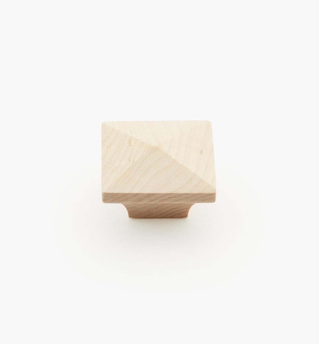 Wood Pyramid Shape Cabinet Knob, Shapes Knob - Kitchen Cabinet Knob ...