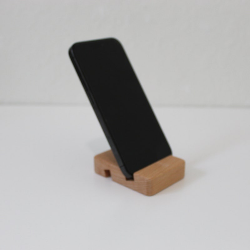 Wooden Phone Holder - Etsy