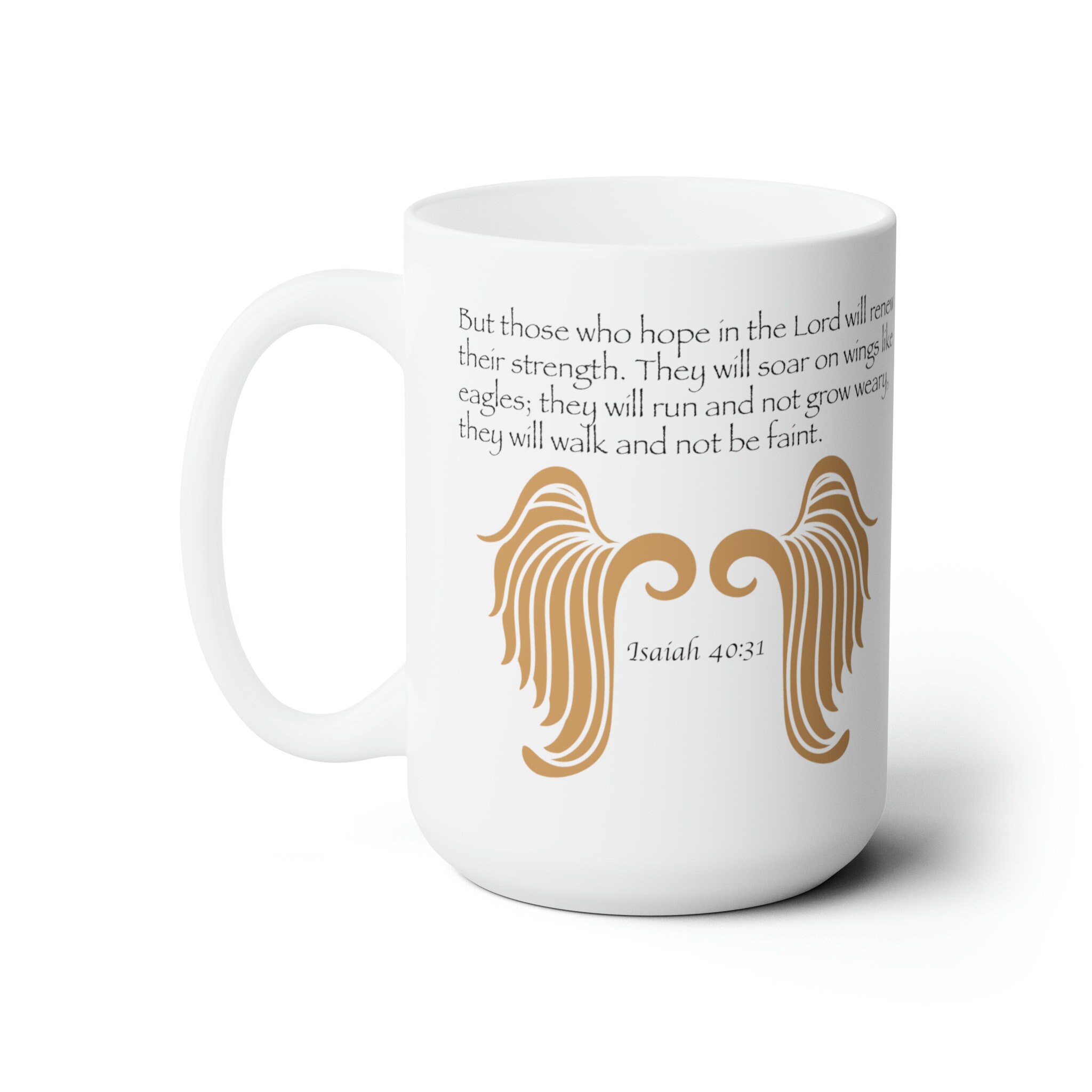 Isaiah 40:31, Bible Quotes Coffee Mug, Coworkers Gift, Gifts for Him ...