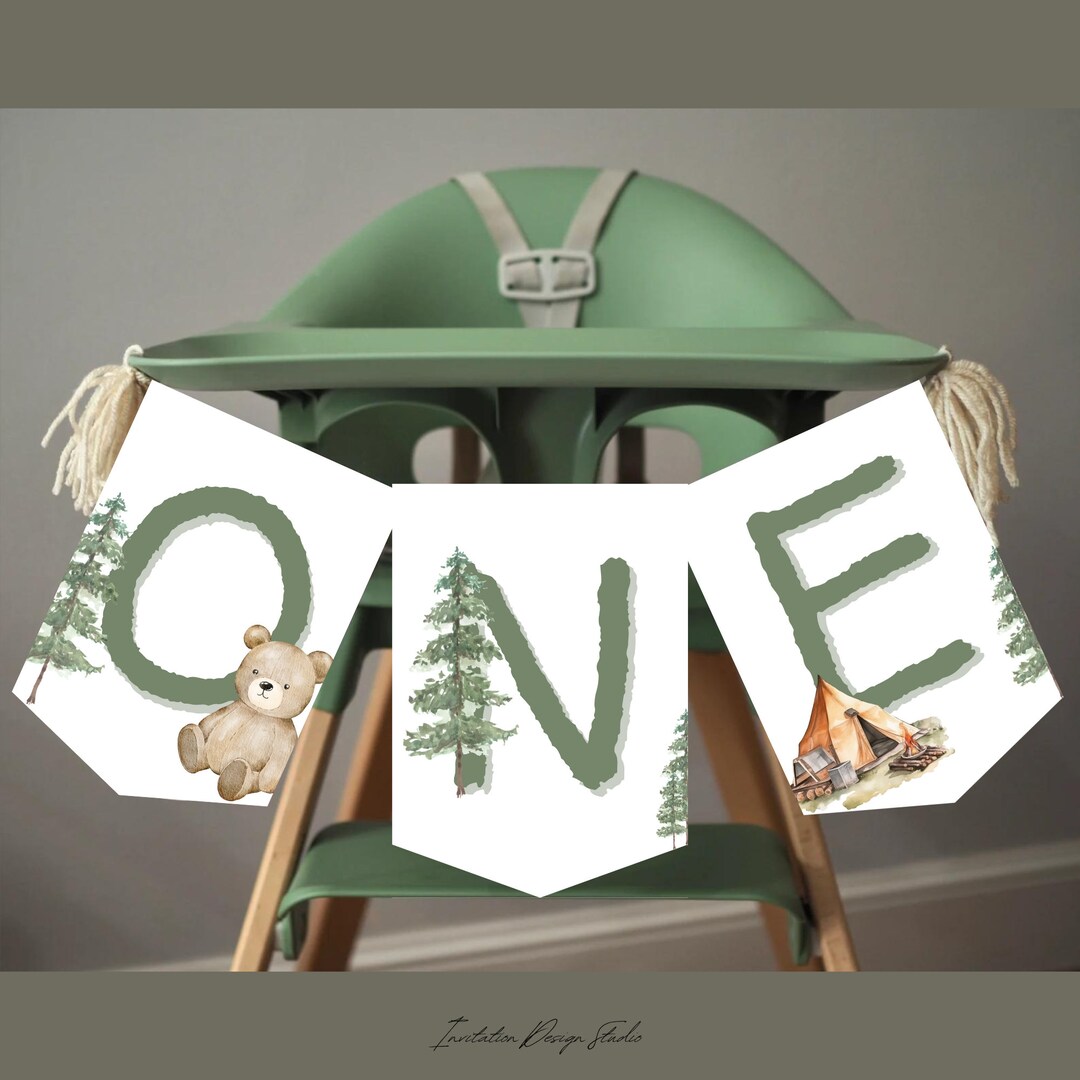 One Happy Camper Banner One Banner Happy Camper Happy Camper Decor - Etsy