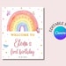 Rainbow Welcome Sign Editable Pastel Rainbow Welcome Sign Editable Boho ...
