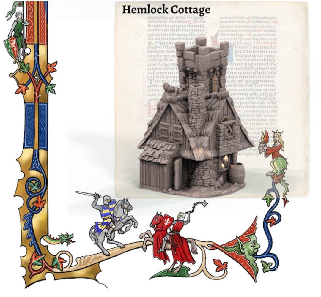 Tale of Two Cities Hemlock Cottage Building City 15mm 28mm 32mm Iain ...