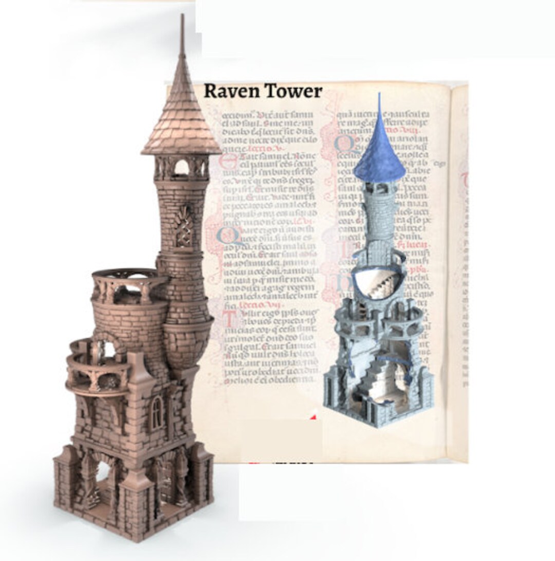 Tale of Two Cities Raven Tower 15mm 28mm 32mm Iain - Etsy
