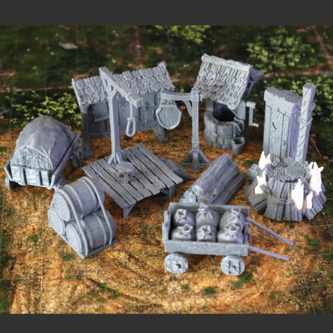 Outer Items City of Tarok Dnd Fantasy Tabletop Printable Terrain ...