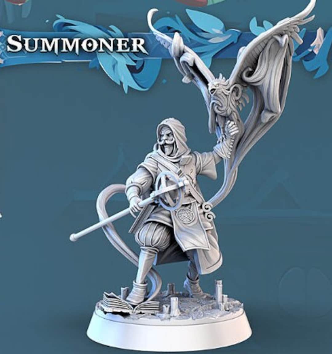 STL Miniatures Mages Heros Set Miniatures Figure Wargame Dnd Fantasy ...