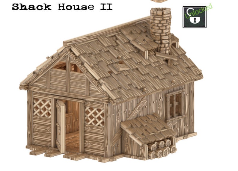 Dark Alley Adventure Shack House 2 15mm 28mm 32mm Iain Lovecraft ...