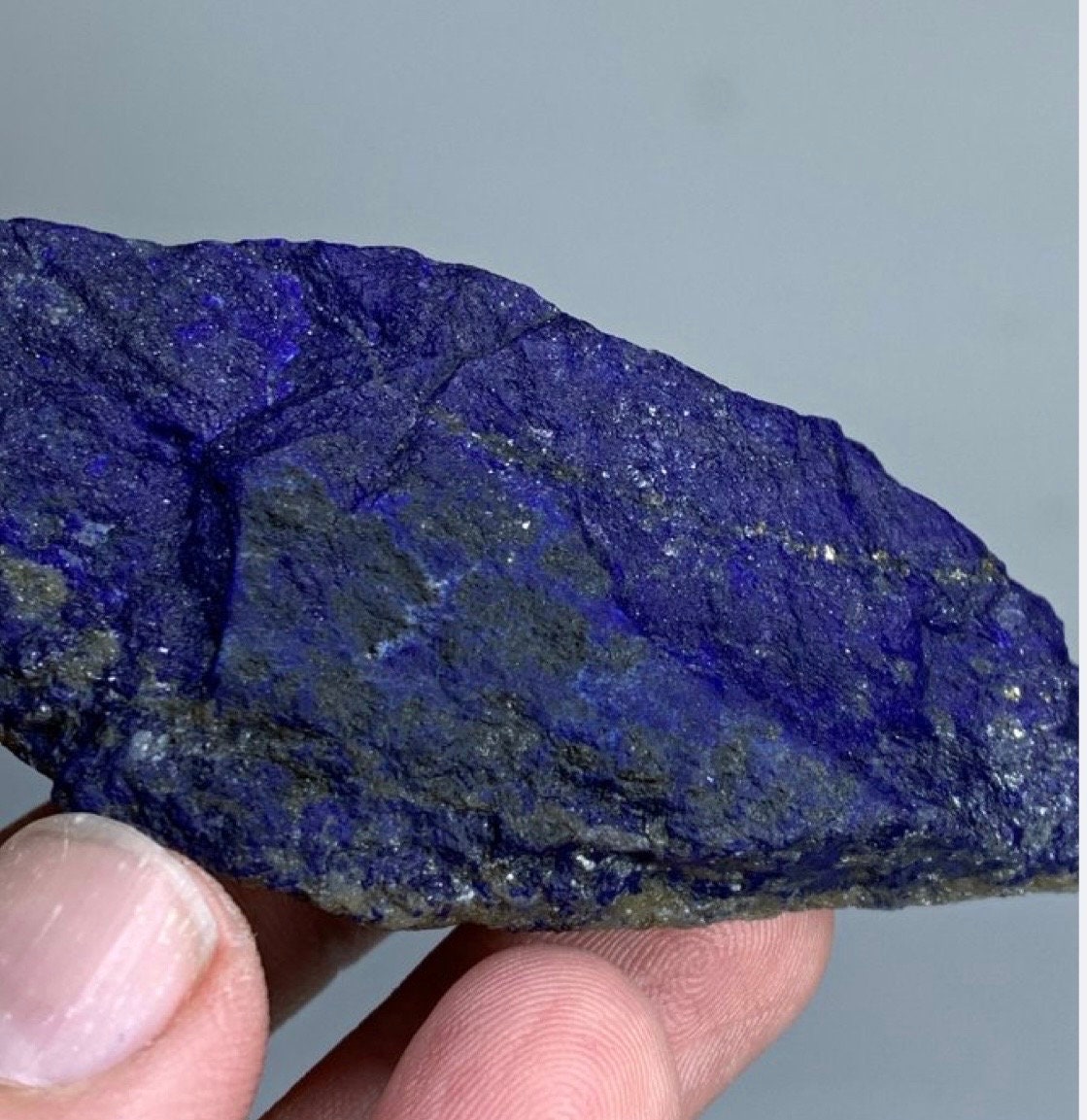 77g Beautiful Blue Lapis Lazurite on Matrix Specimen, Lapis Lazurite ...