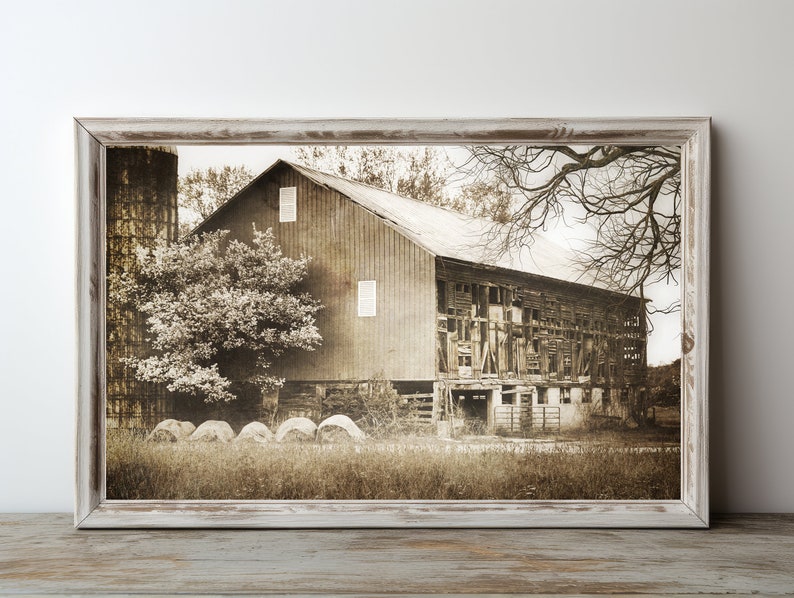 Barn Photography Print, Rustic Farmhouse Decor, Home Decor, Old Barn ...