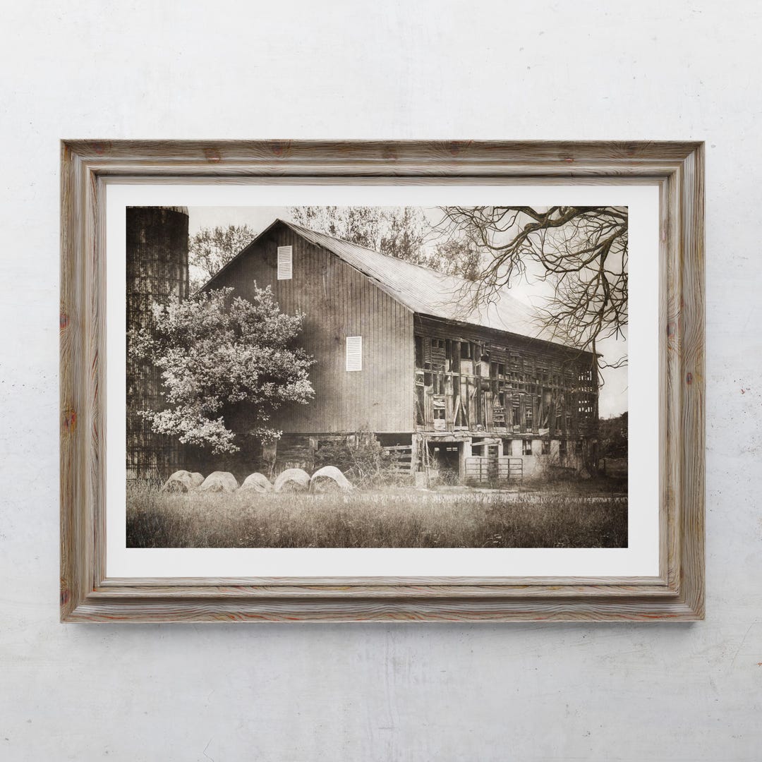 Barn Photography Print, Farmhouse Decor, Rustic Home Decor, Vintage ...