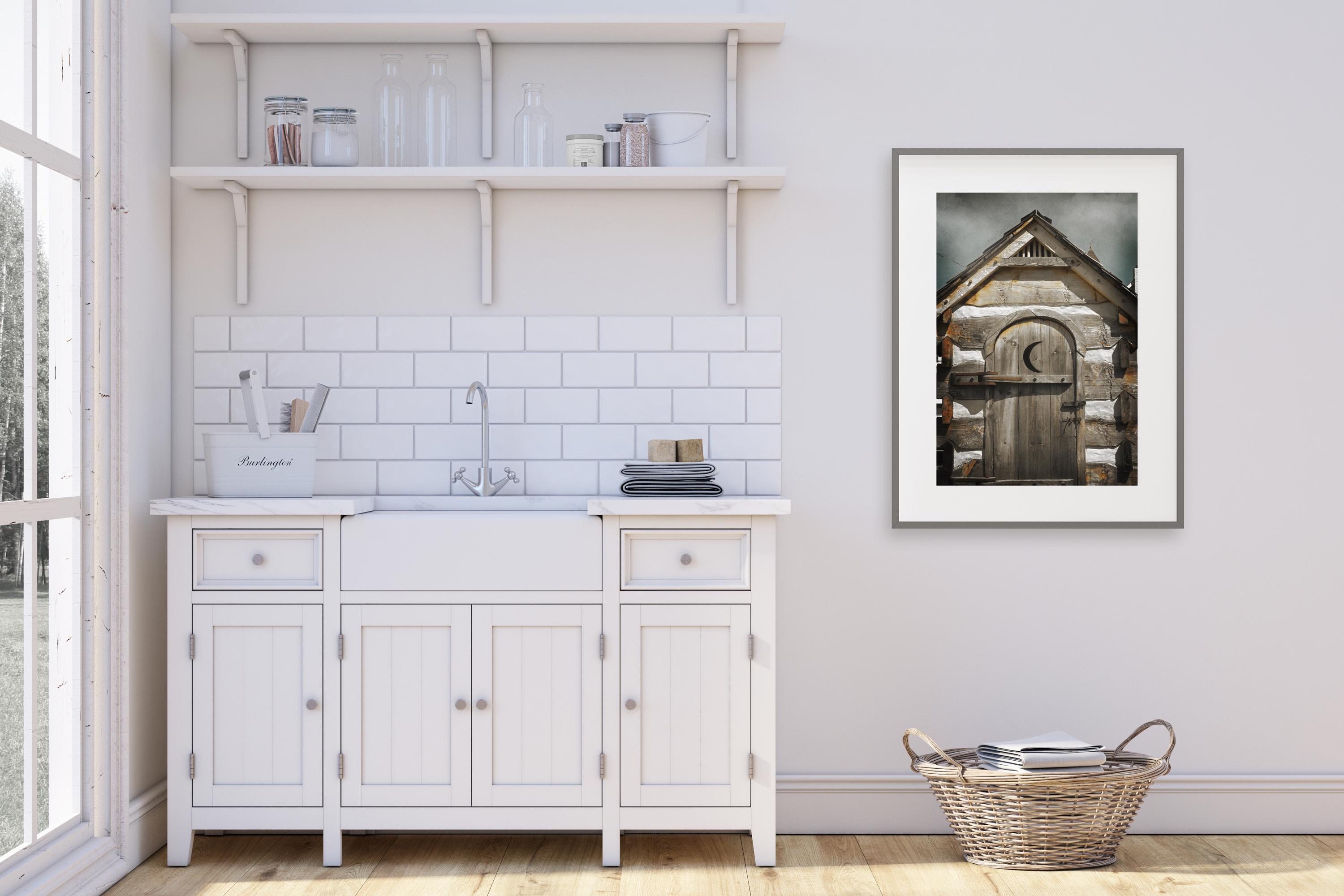 Outhouse Photography Print, Farmhouse Decor, Moon Art, Country Bathroom ...