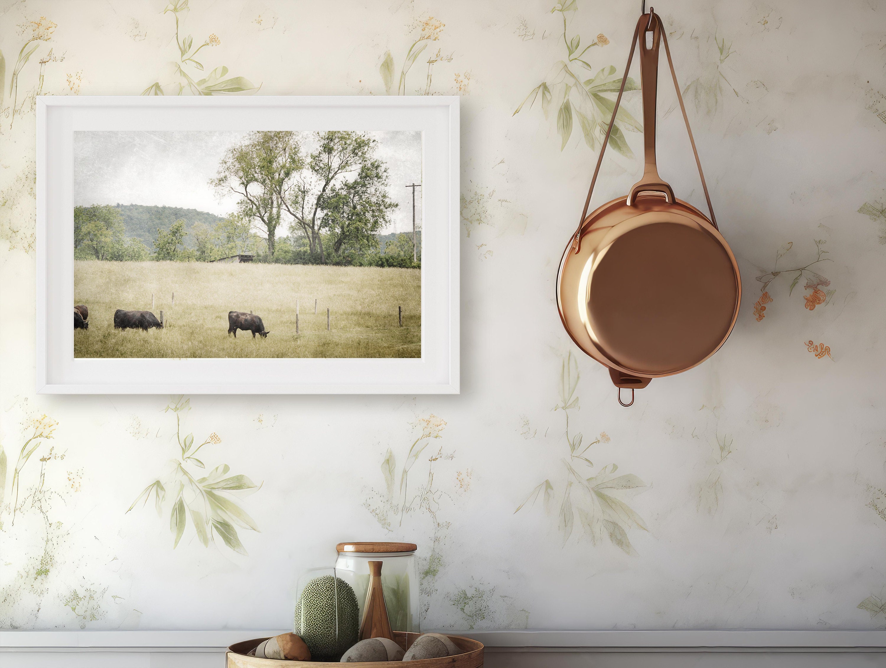Farm Photography Print, Rustic Farmhouse Decor, Farm Animals, Cow Art ...