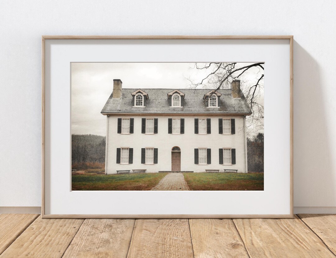 Victorian Mansion Photography Print, Farmhouse Decor, Old Manor, Home ...