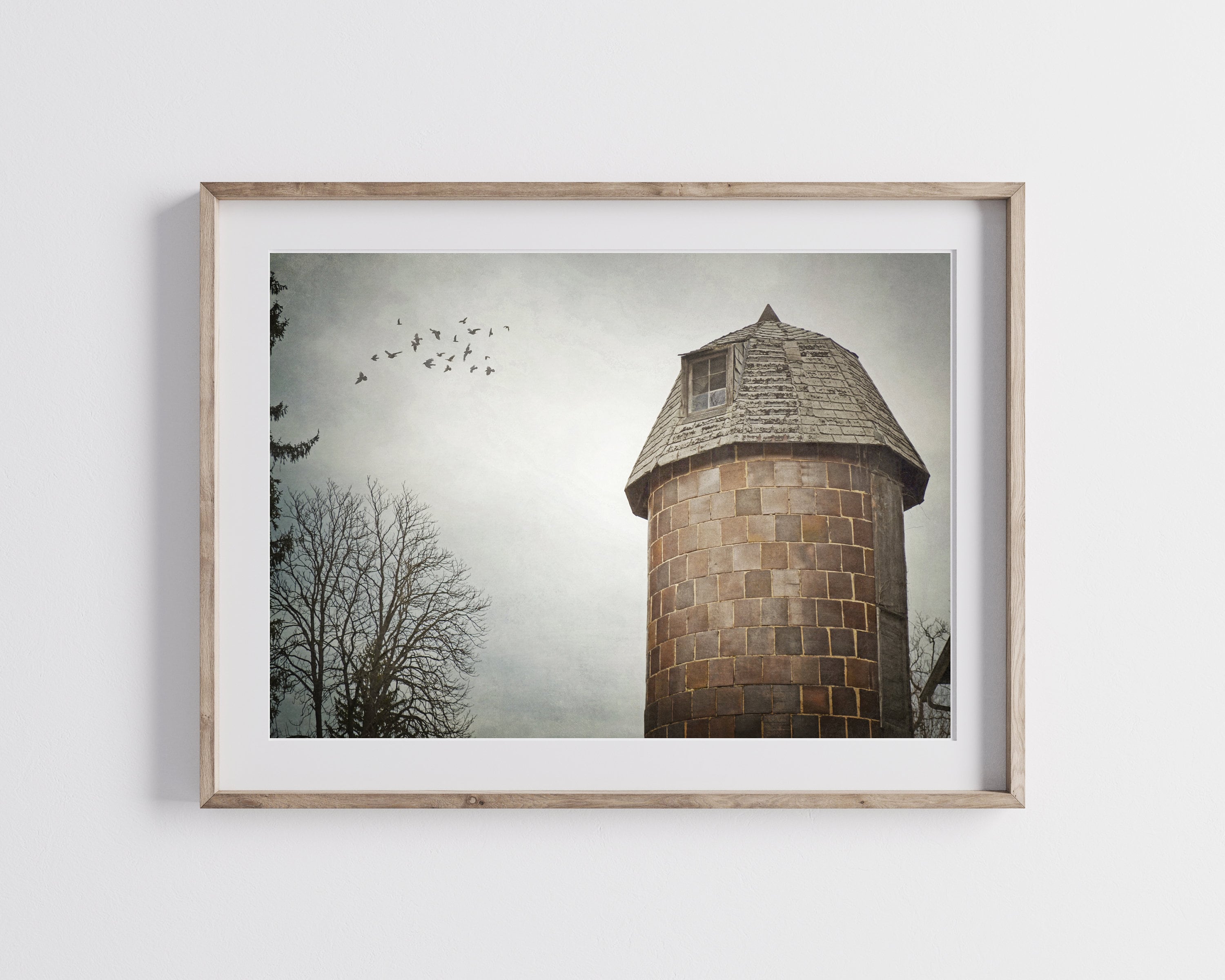 Barn Silo Photography Print, Rustic Farmhouse Wall Art, Farm ...