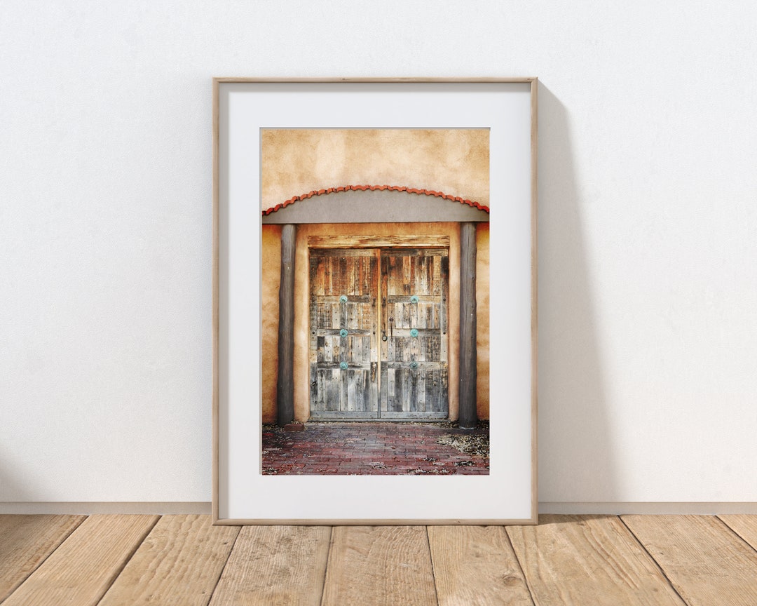 Southwest Doors Photography Print, Rustic Farmhouse Decor, Bohemian ...