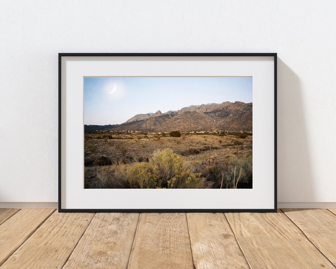 Sandia Mountains Photography Print, Rustic Lodge Art, Home Decor ...