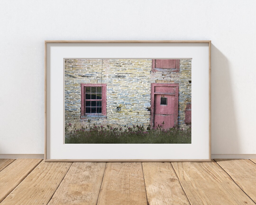 Old Mill Photography Print, Rustic Farmhouse Decor, Stone House ...