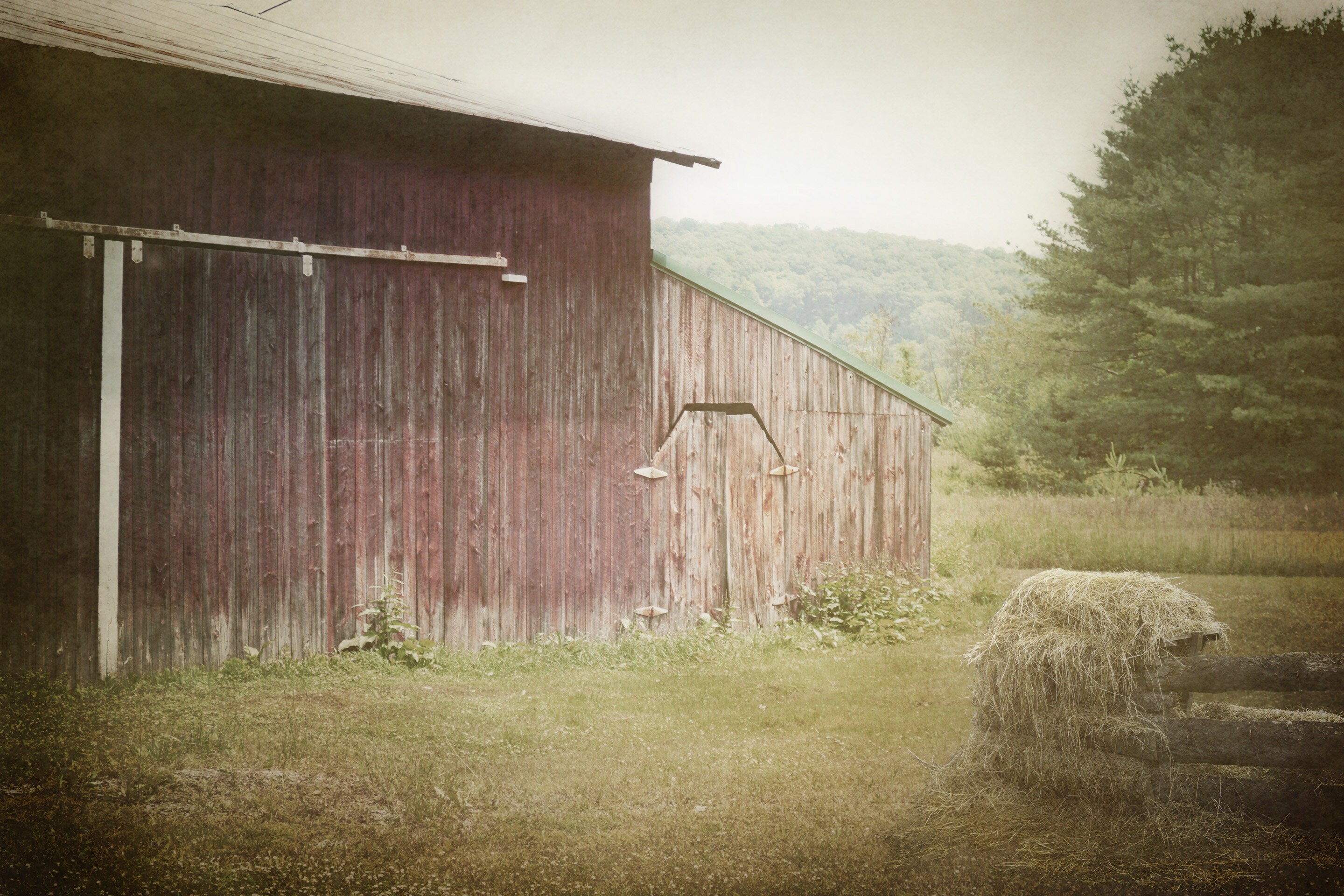 Red Barn Photography Print, Rustic Farmhouse Decor, Rural Farm ...