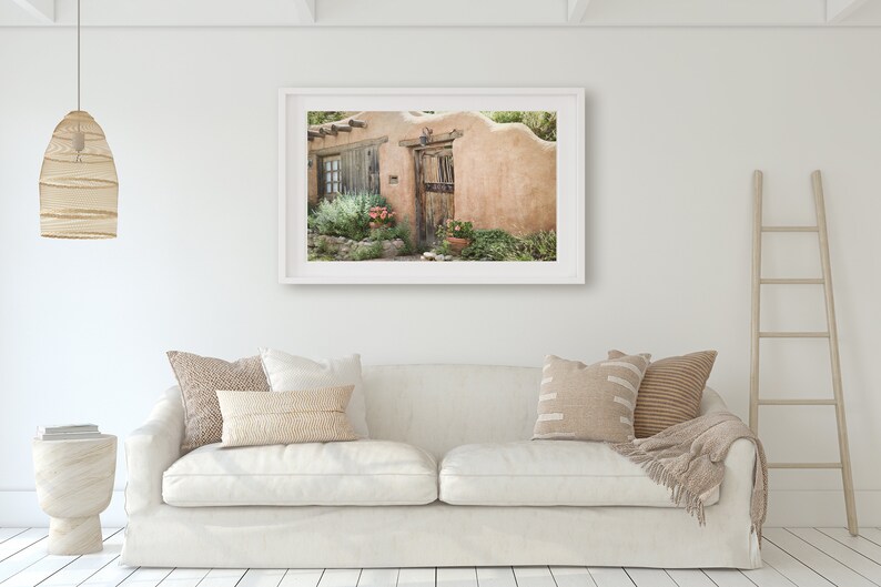 Southwest Door Photography Print, Rustic Southwestern Farmhouse Decor ...