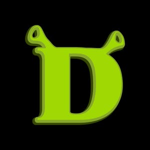 Shrek Alphabet Letters | PNG & SVG | Cartoon Green Letters Clipart ...