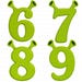 Shrek Birthday Party Decor | PNG & SVG Digital Download | Shrek Numbers ...
