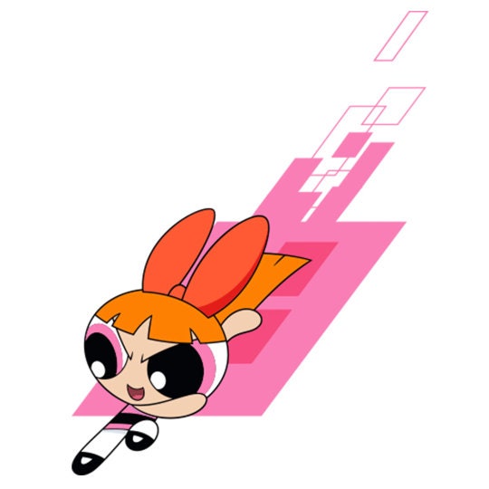 Blossom Flying Powerpuff Girls