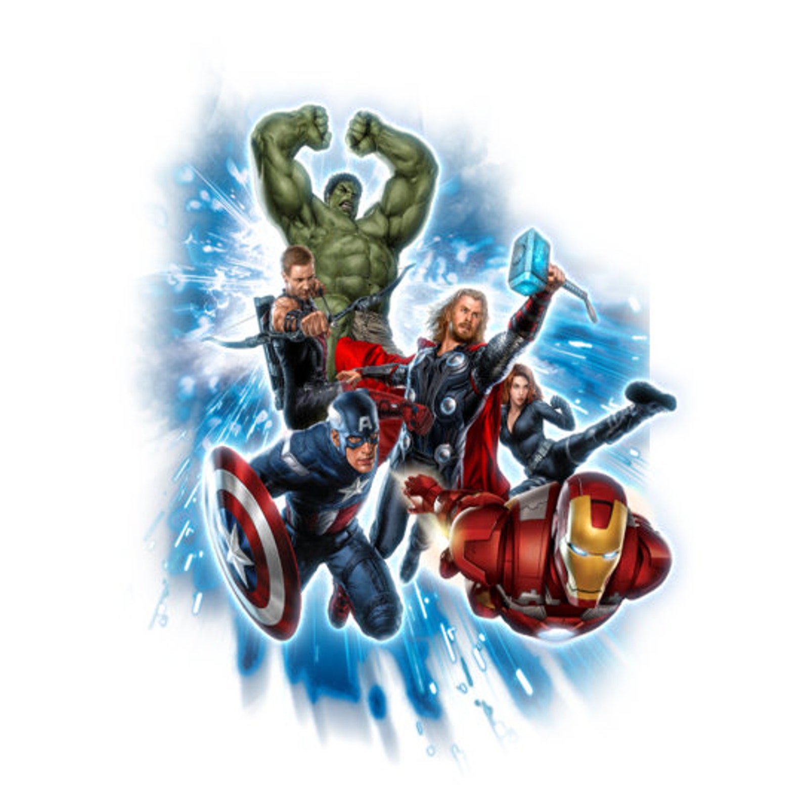 Avengers Clipart, Avengers PNG Bundle, Transparent Backgrounds ...
