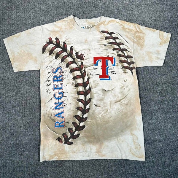Texas Rangers Shirt Vintage - Etsy