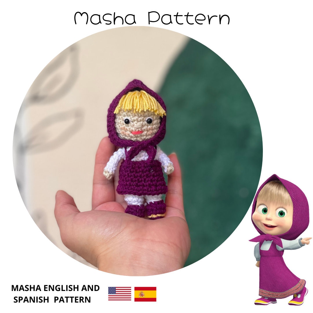 Masha Pattern -masha Amigurumi - Cutemasha- Digital Pattern Masha ...