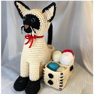 Multifunctional Yarn Organizer-crochet Cat Pattern-crochet Pattern ...