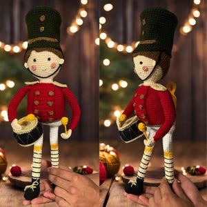 Crochet Drummer Boy-christmas Drummer Boy- Crochet Christmas Pattern ...