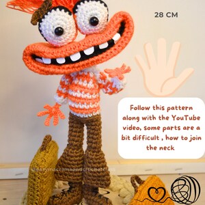 Crochet Anxiety Pattern- Princess - Insideout Intensely- English and ...