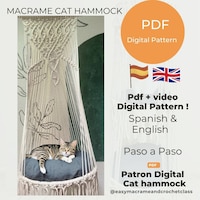 Macrame Cat Bed - Etsy