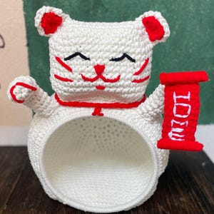 Crochet Cat Bed-christmas Gift Crochet Cat-cat Bed-japanese Cat ...