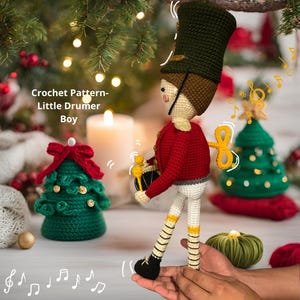 Crochet Drummer Boy-christmas Drummer Boy- Crochet Christmas Pattern ...