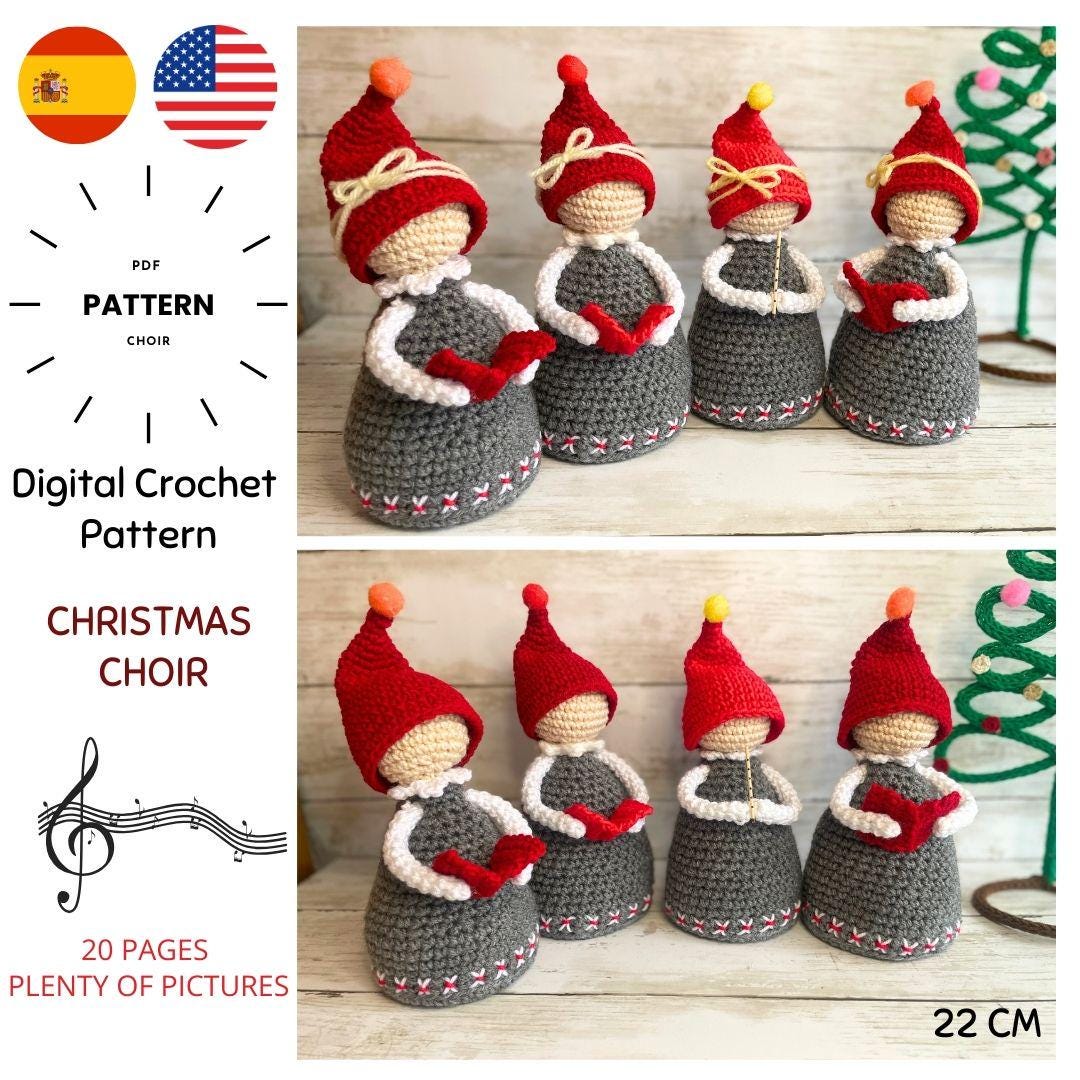 Christmas Choir Crochet Pattern - Etsy