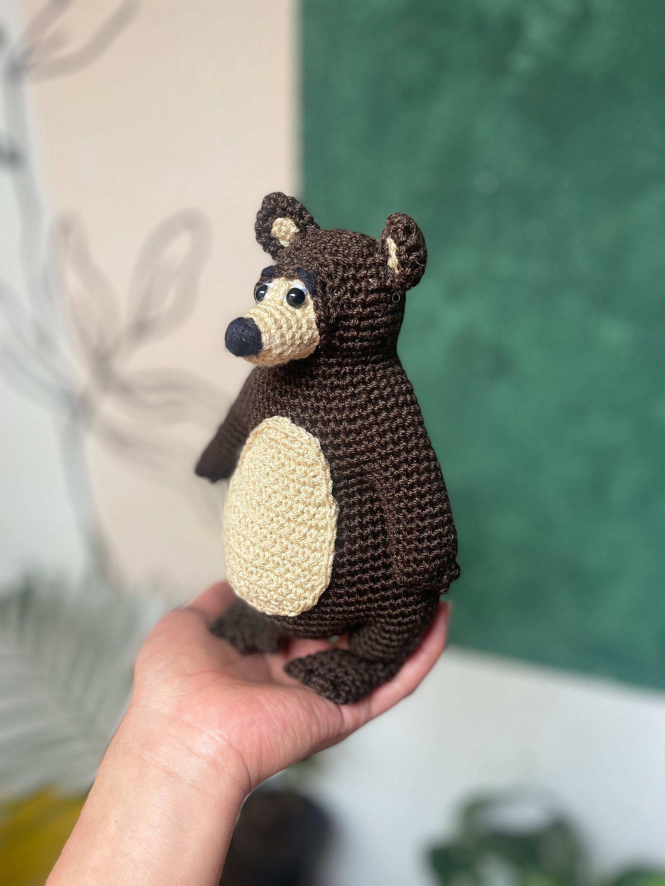 Masha and Bear - Bear Pattern Crochet Teddy Bear in Crochet - PDF ...