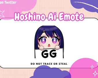 Oshi No Ko Hoshino Ai Emote Reee/angy/angry/frustrated for - Etsy