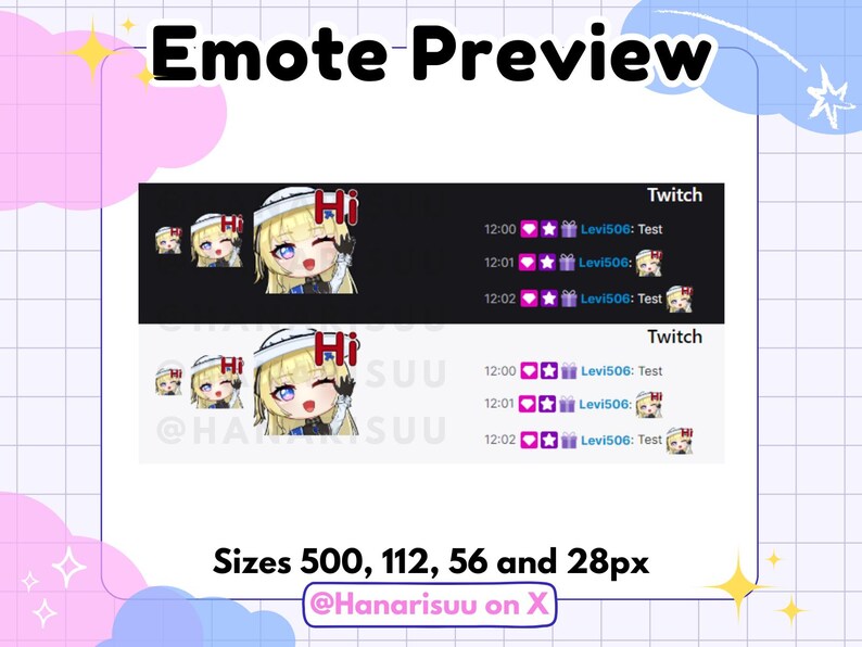 Wuthering Waves - Phoebe Emote - for Twitch/youtube/discord - Wave ...