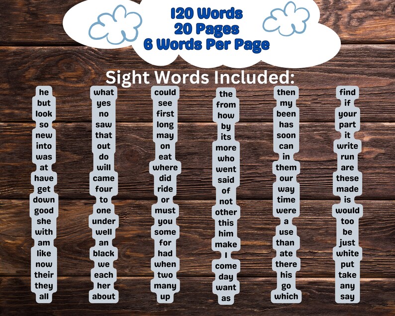 Sight Words Practice Sheets: Read Trace Write Printable - Etsy