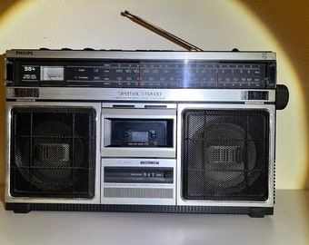Philips 22RR774 Radio Cassette Boombox Vintage - Etsy