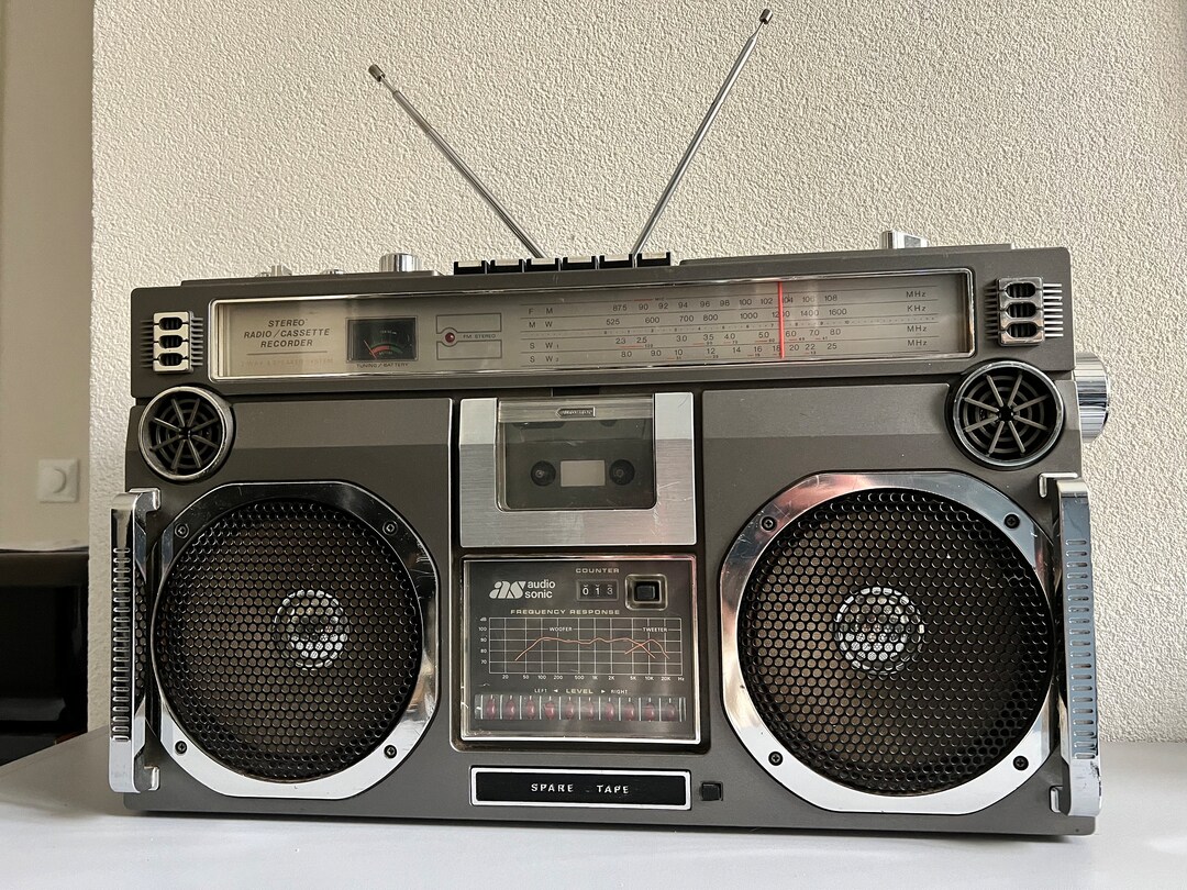 Audiosonic TBS 8900 Radio Cassette Boombox Vintage - Etsy