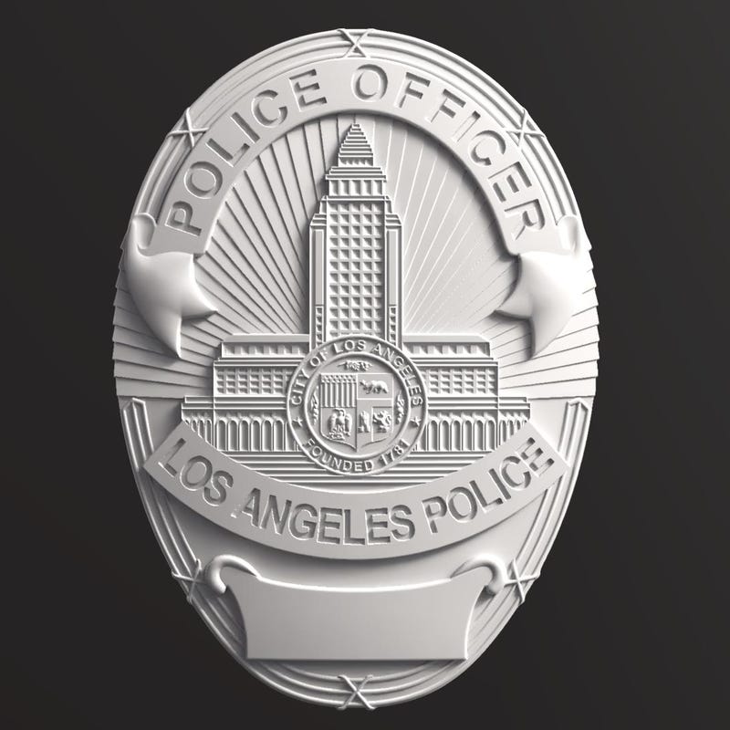 Lapd Badge - Etsy
