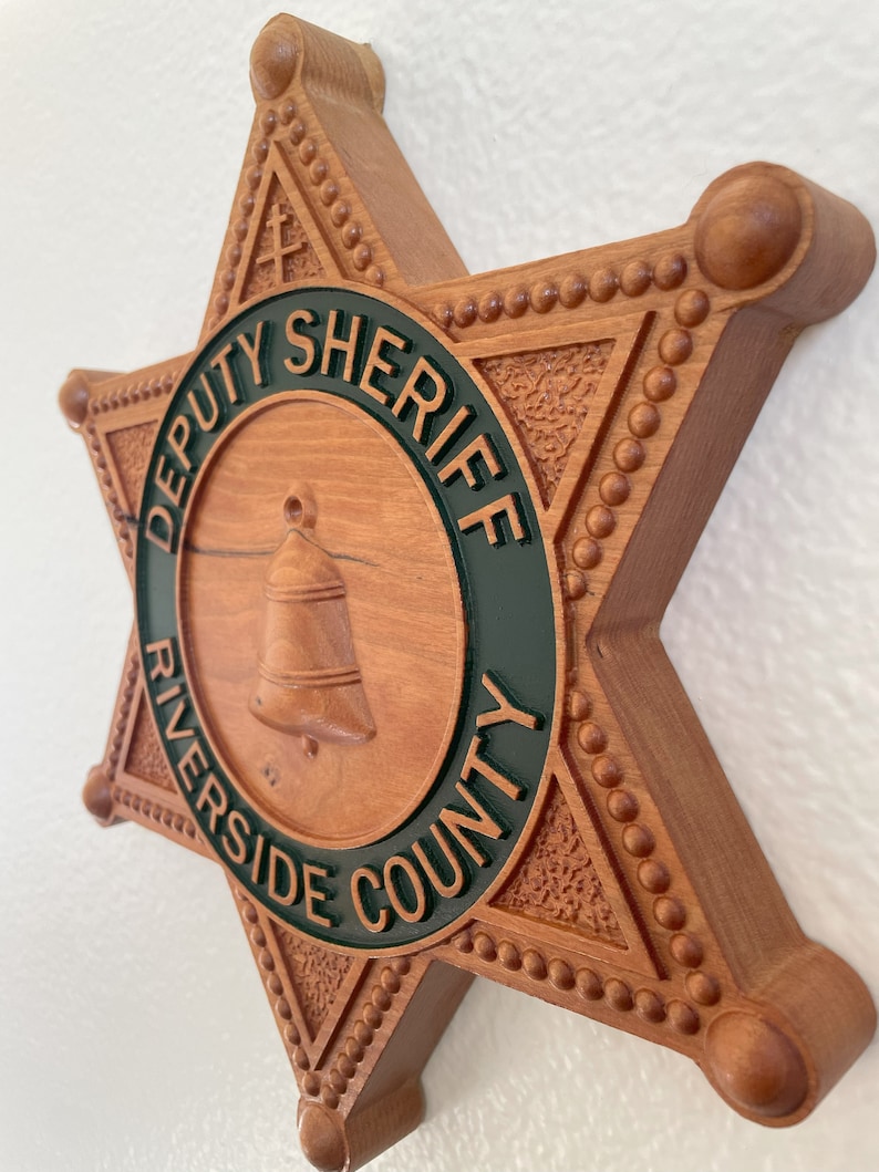 Riverside County Sheriffs Office Wood Badge, RSO Badge, Wood Badge ...