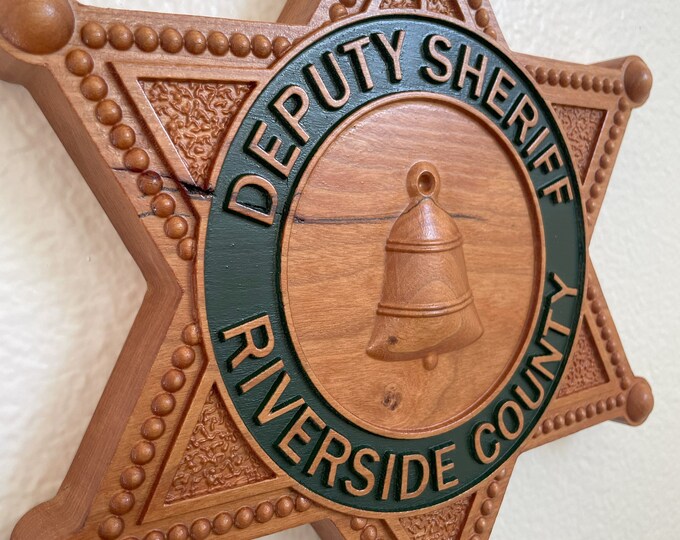 Riverside County Sheriffs Office Wood Badge, RSO Badge, Wood Badge ...